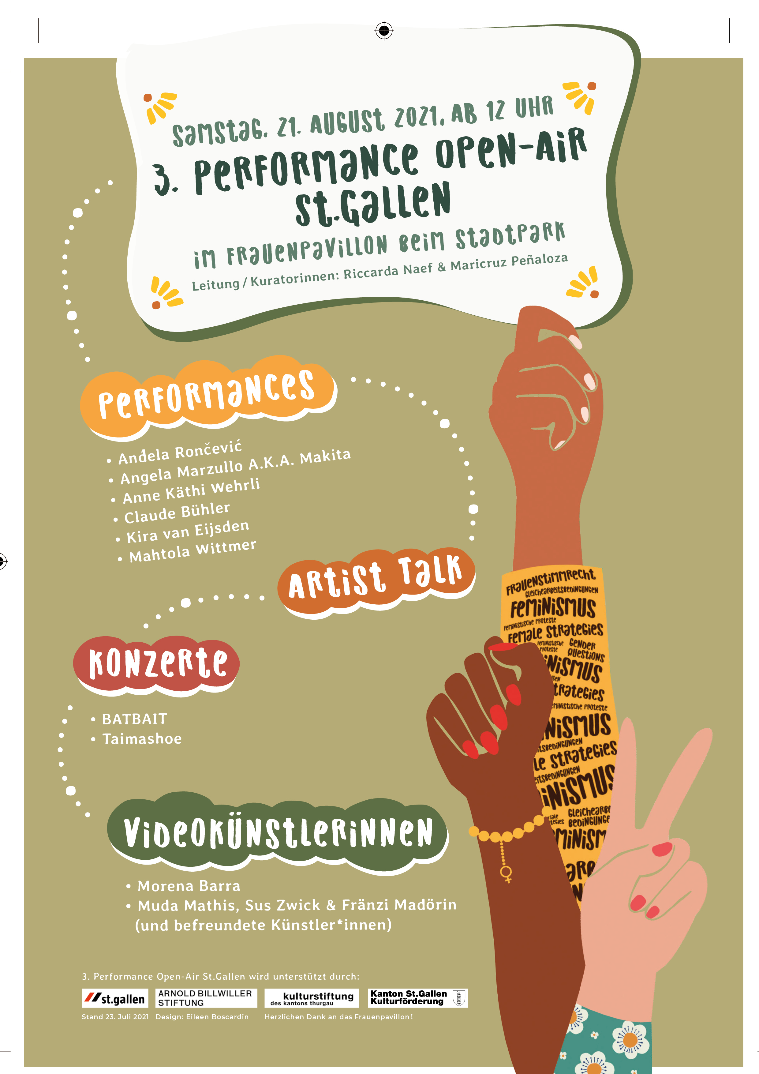 Programme edition 2021 – Performance Open-Air St. Gallen